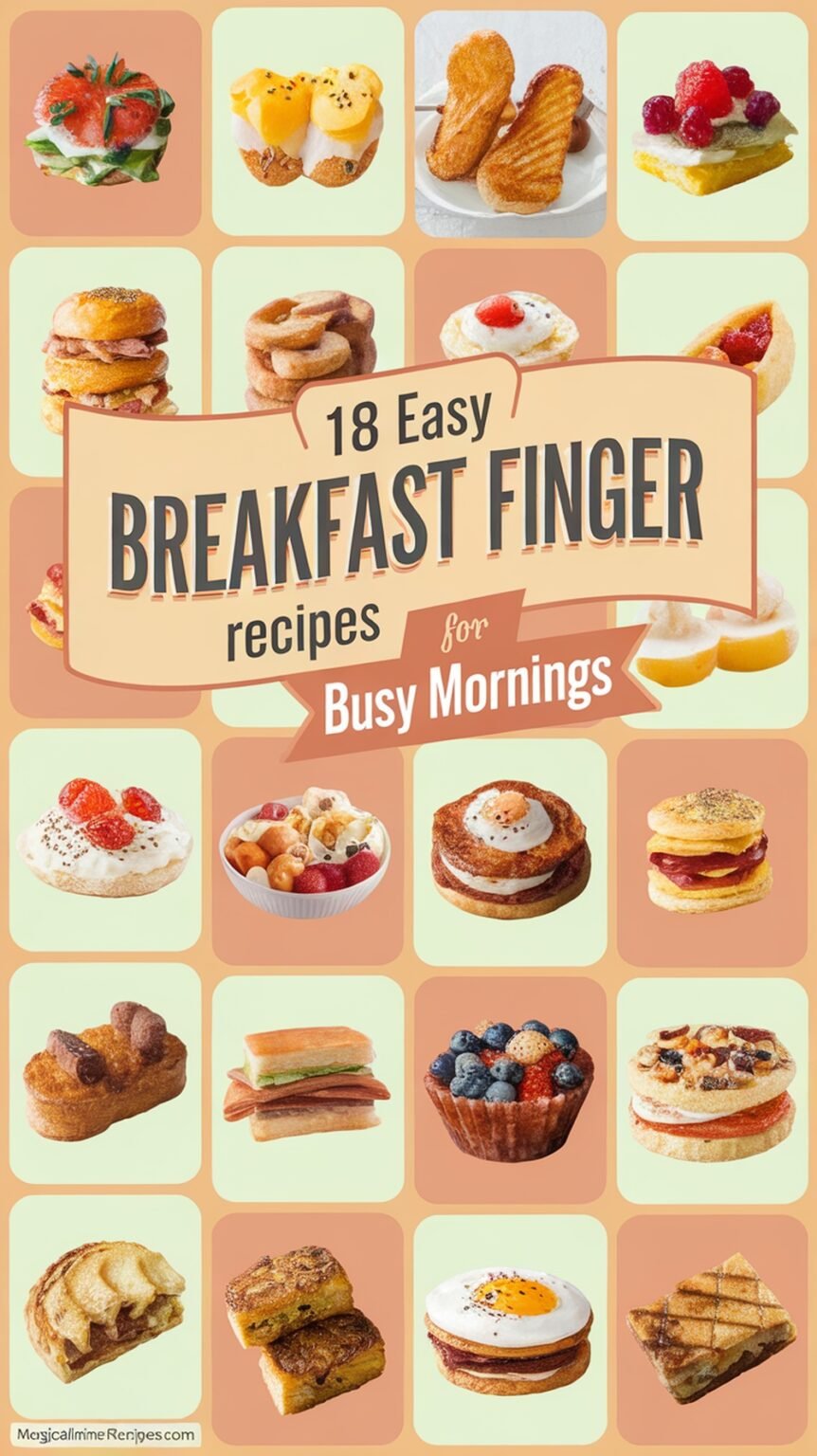18 Easy Breakfast Finger Foods Recipes for Busy Mornings