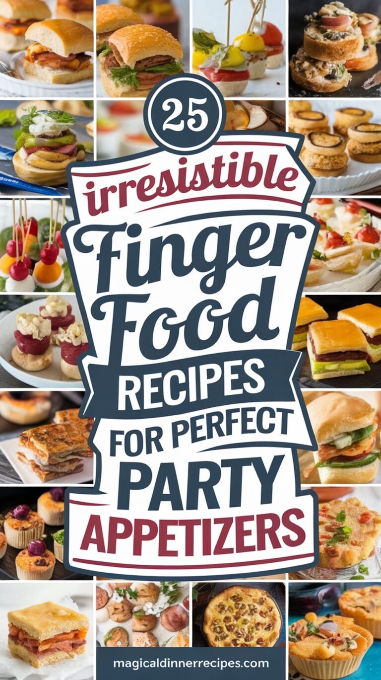 25 Irresistible Finger Food Recipes for Perfect Party Appetizers