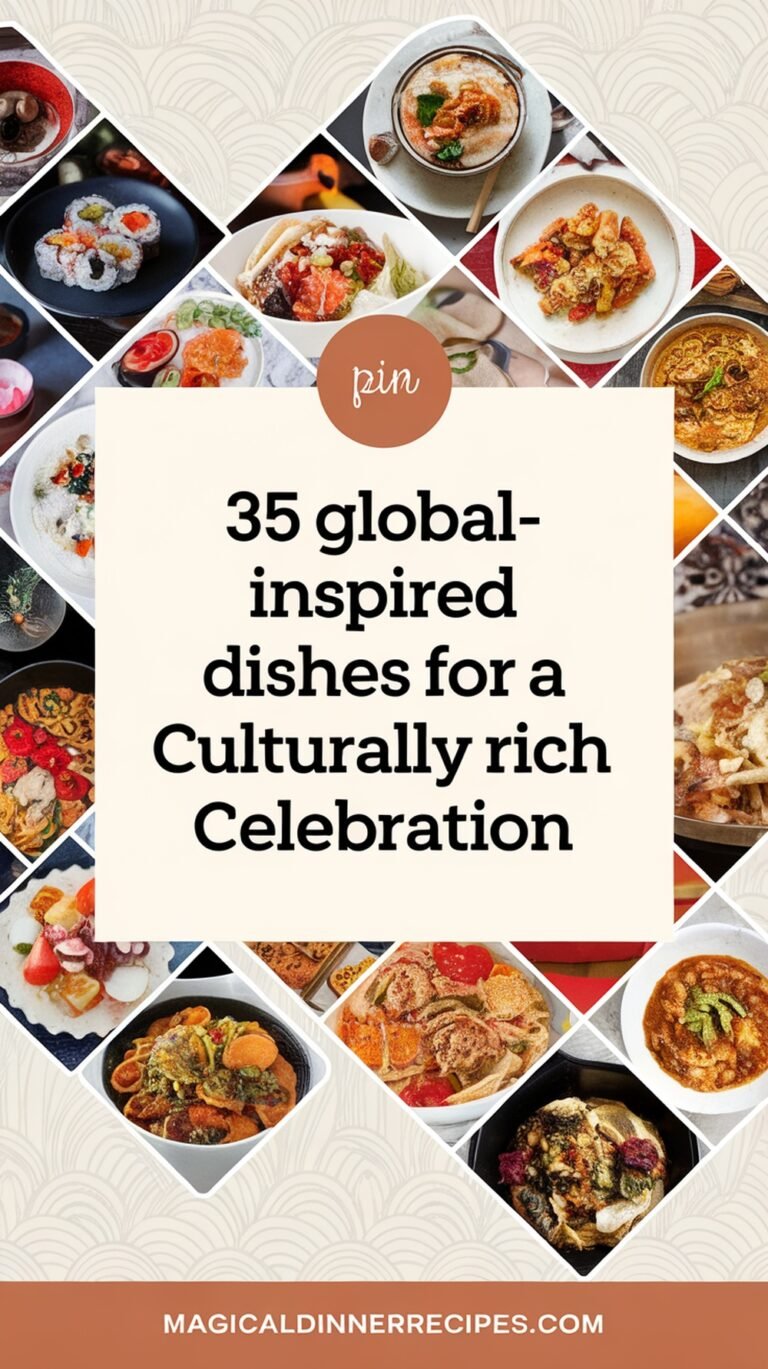 35 Global-Inspired Dishes for a Culturally Rich Celebration